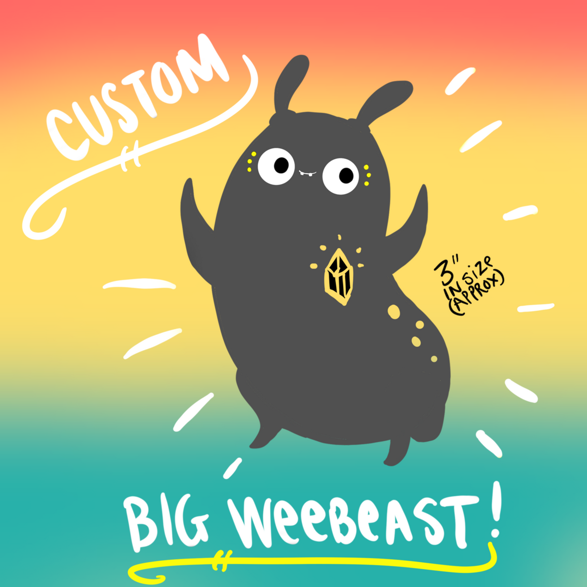 Custom BIG weebeast made to order – Weebeasts